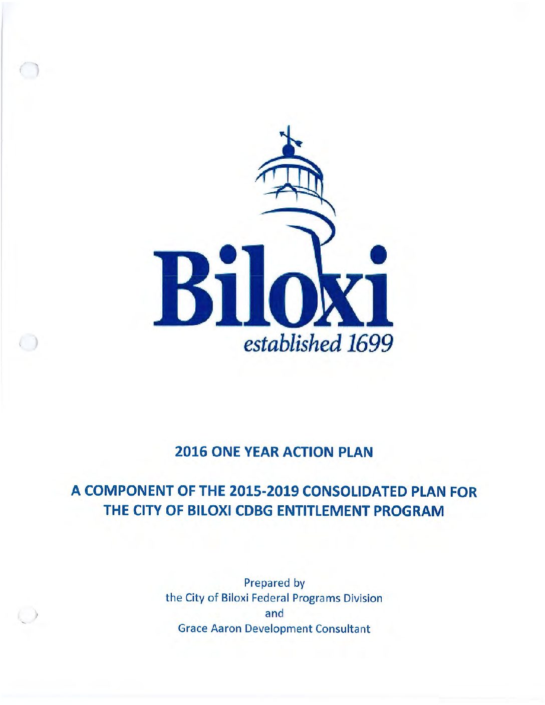 2016 One Year Action Plan