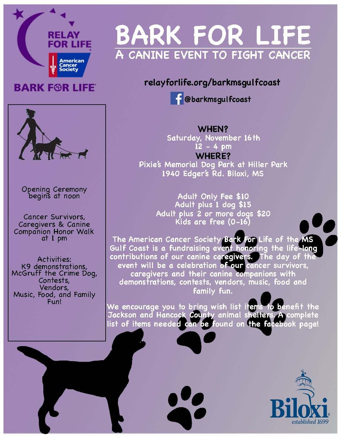 Bark 4 life flyer