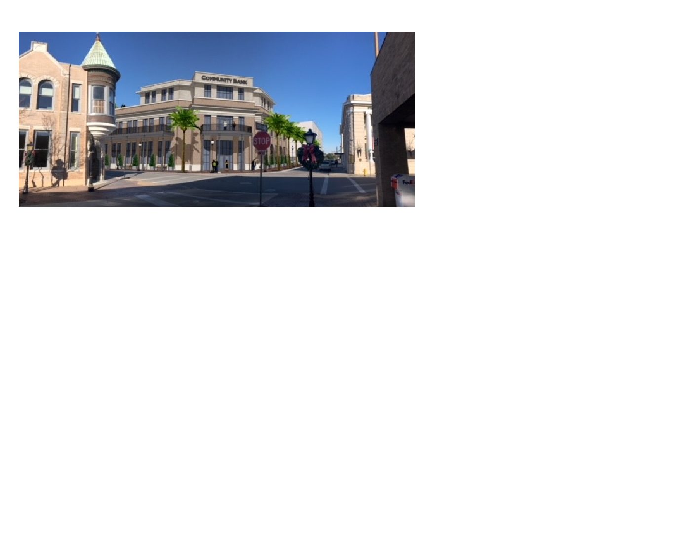 community bank rendering