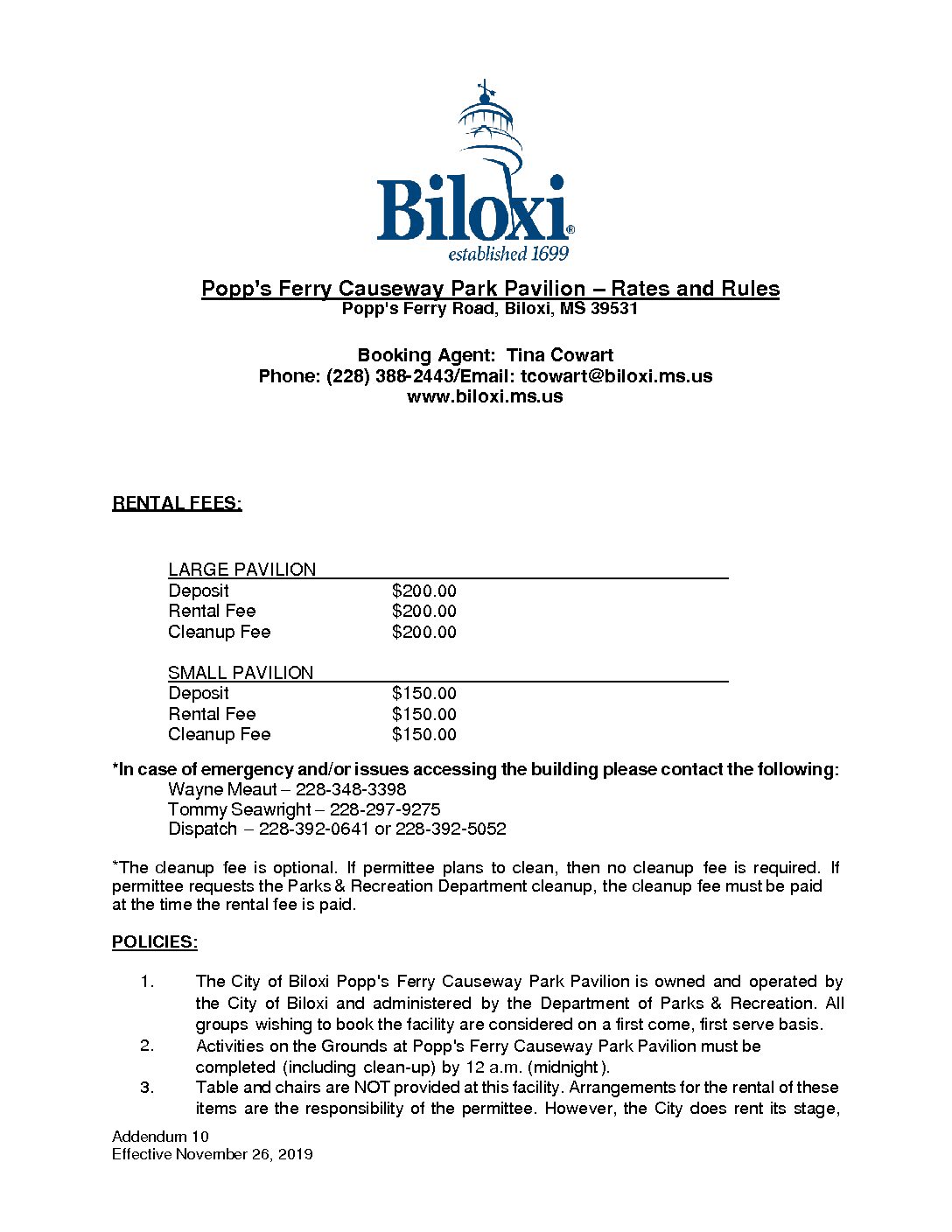 Popp’s Ferry Causeway Park Pavilion