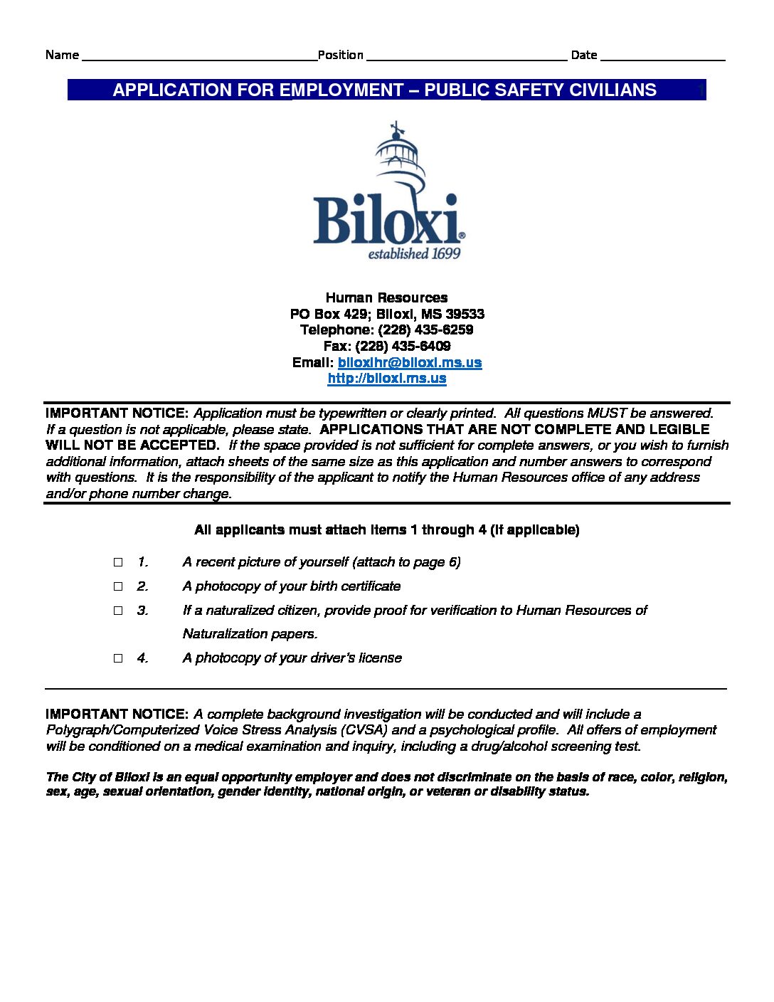 Public Safety Civilian Application