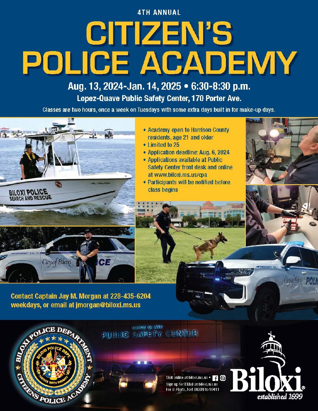 Citizens Police Academy Aug 2024