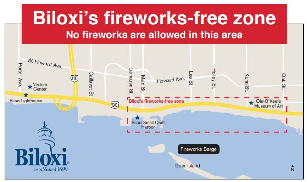 Fireworks free zone