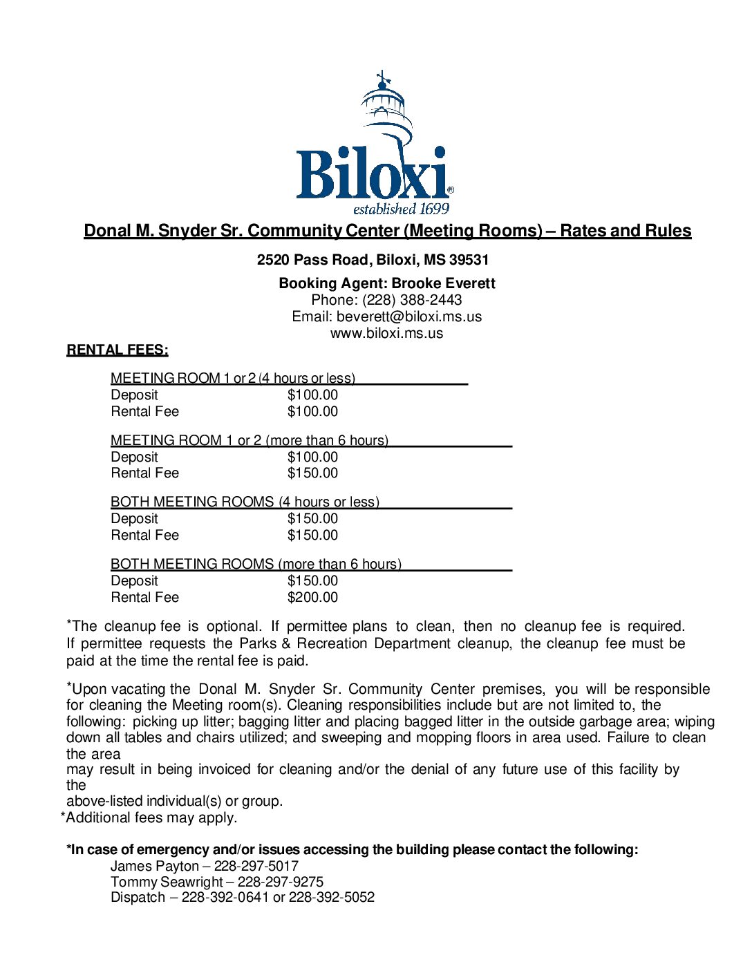 DSCC rental form meeting rooms Nov 2024