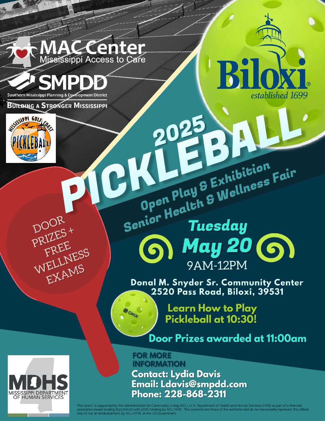 2025 Pickleball Flyer